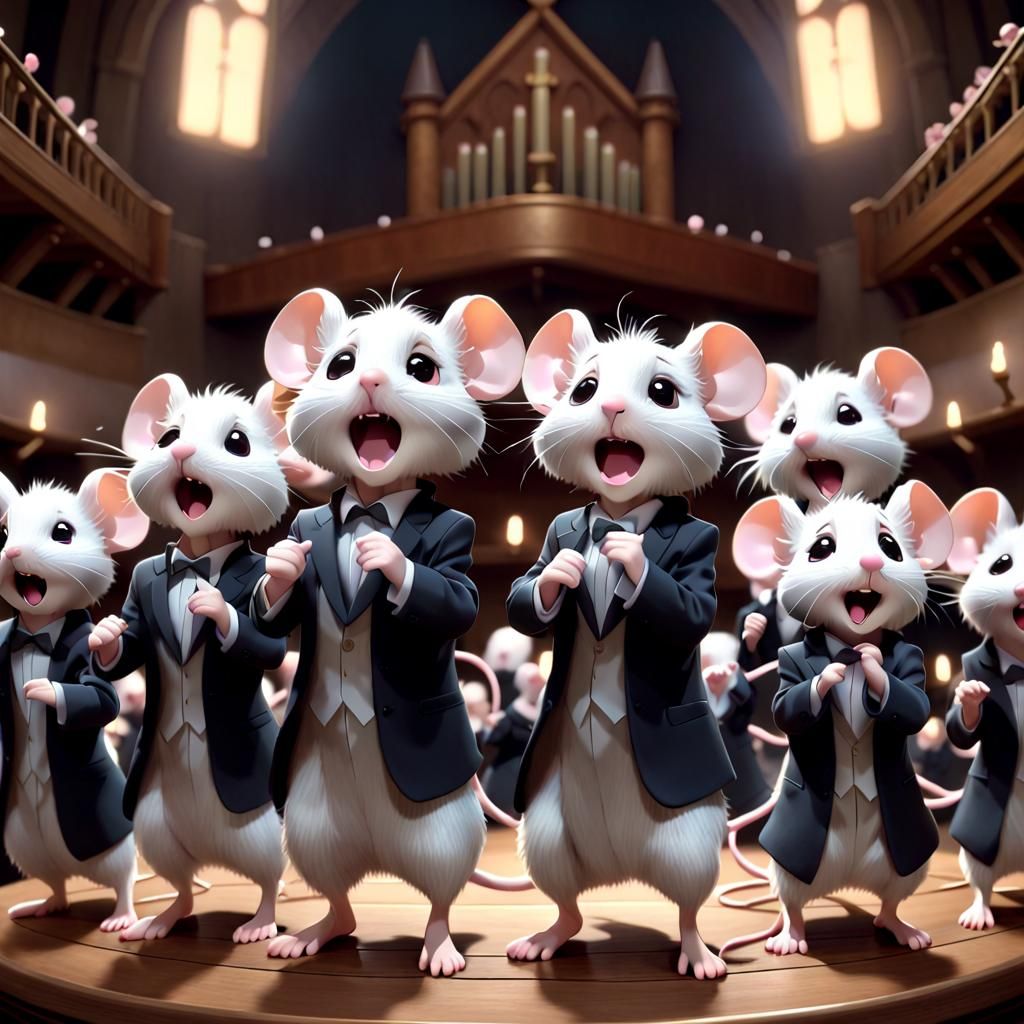 🎵 Oh when the mice,🎵 go marching in 🎵 - AI Generated Artwork ...