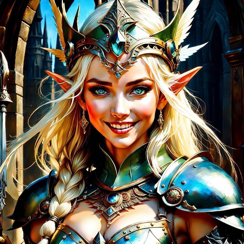 Elven princess - AI Generated Artwork - NightCafe Creator