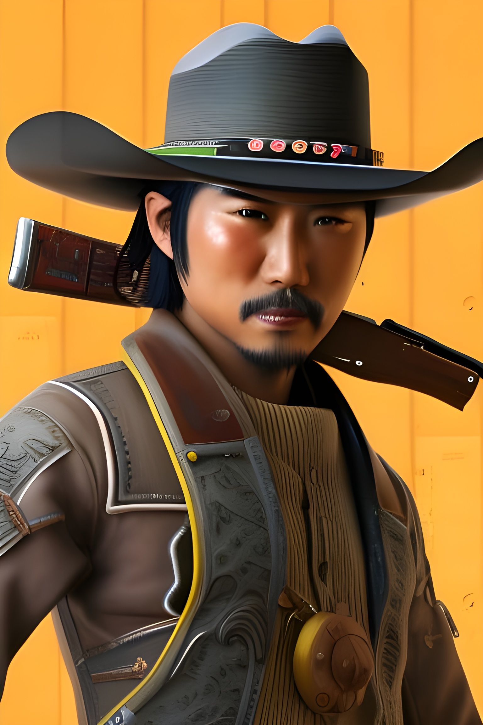 Gunslinger Samurai - AI Generated Artwork - NightCafe Creator