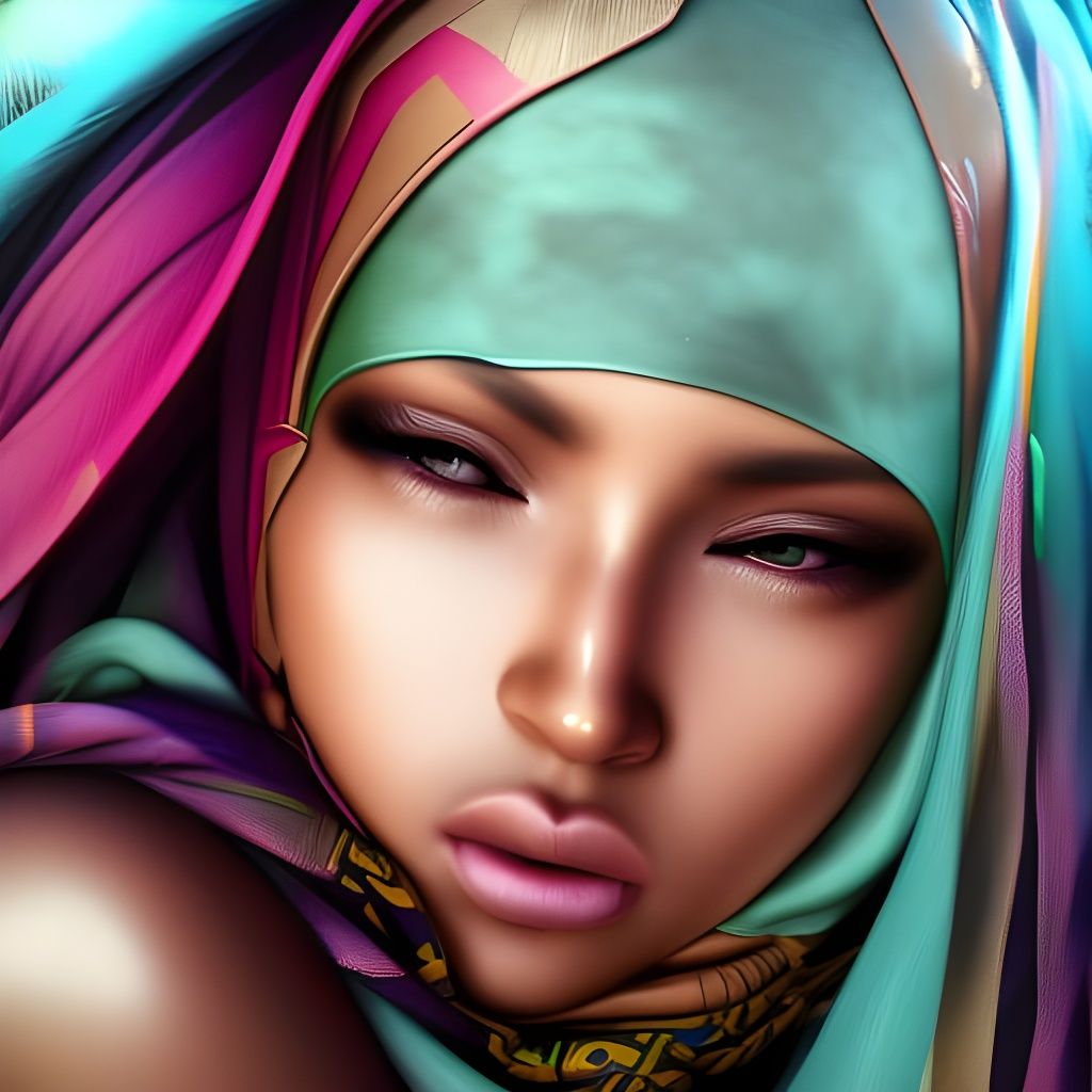 Muslimah woman - AI Generated Artwork - NightCafe Creator