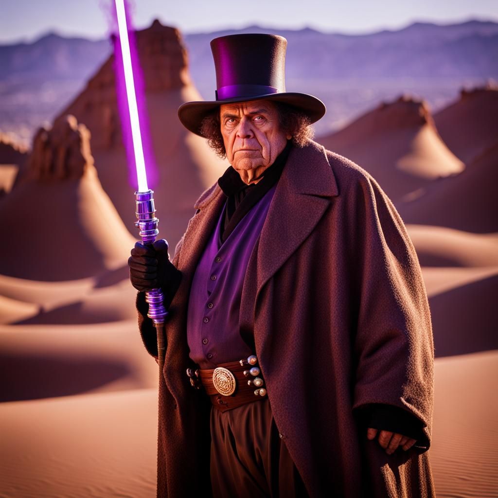 Andre the Giant Cowboy Jedi President - AI Generated Artwork ...