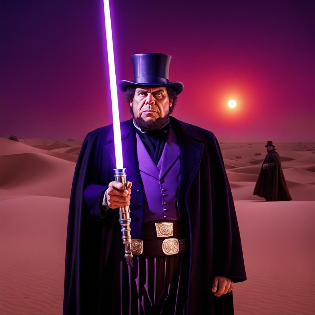 Andre the Giant Cowboy Jedi President - AI Generated Artwork ...