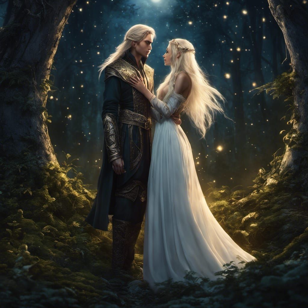 Reunion of Finrod and Amarië in Valinor - AI Generated Artwork ...
