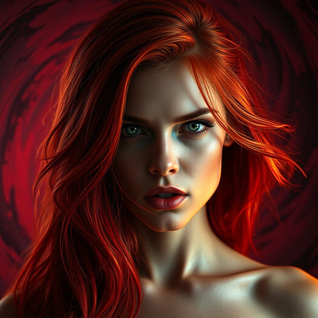 red passion - Fiery Passion Unleashed in Crimson Hues