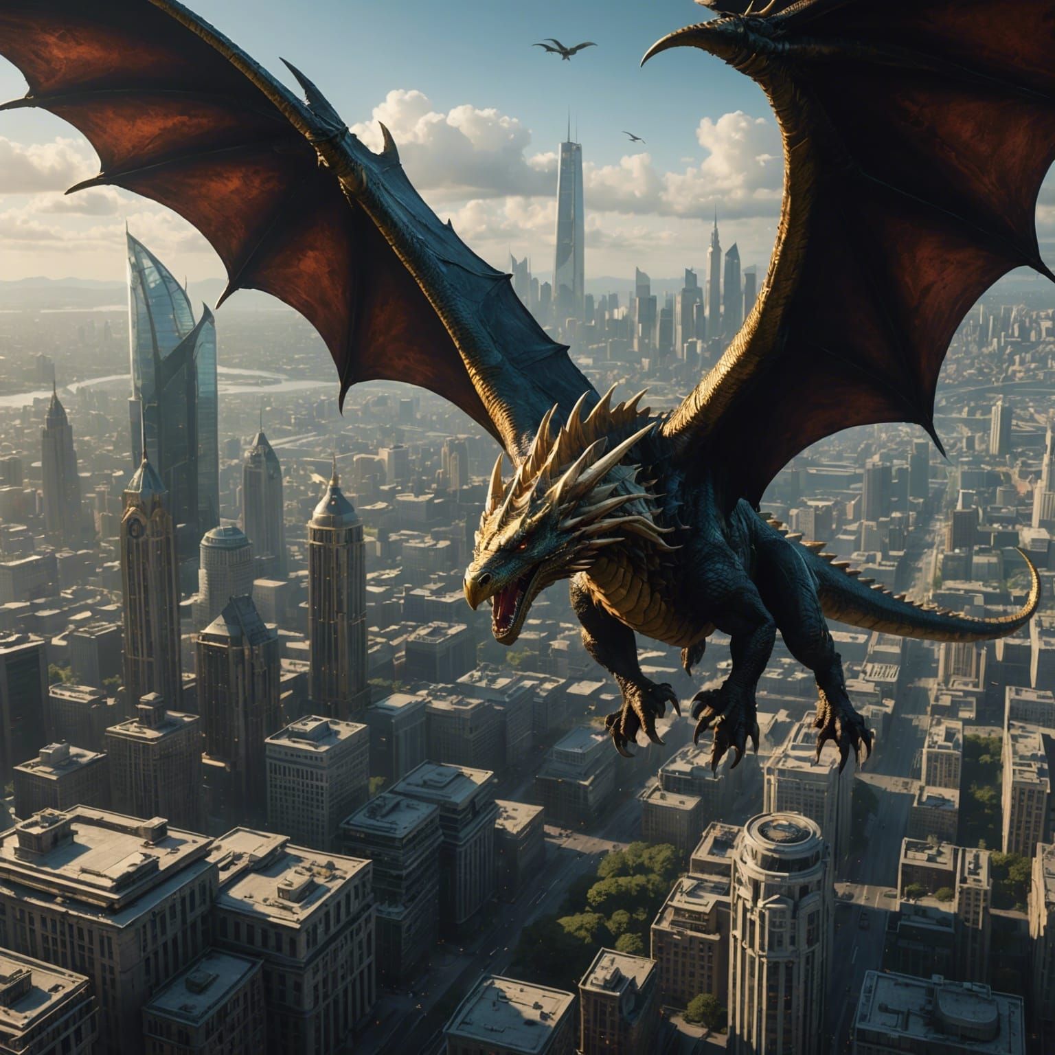 A Plague of Dragons - AI Generated Artwork - NightCafe Creator