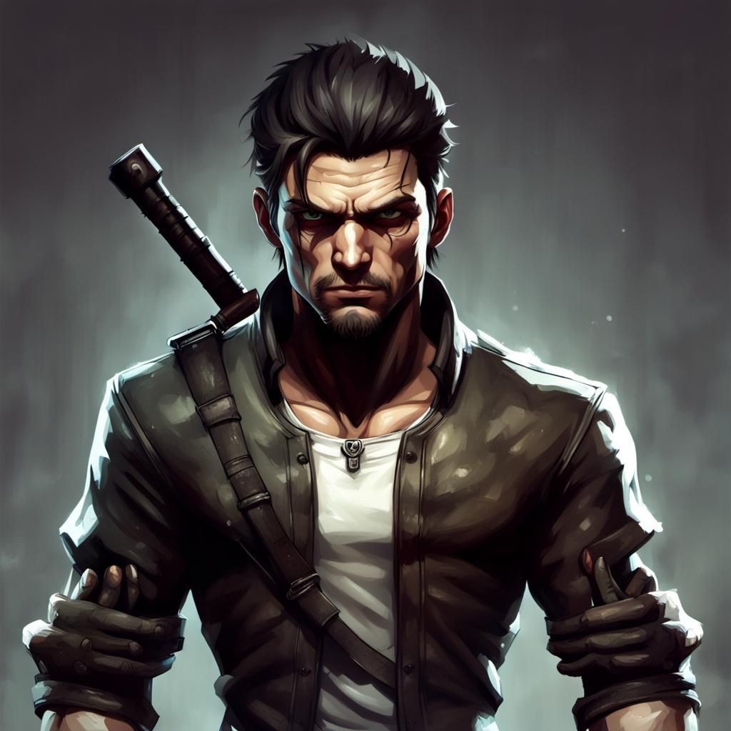 coolest video game main character art ever created - AI Generated ...