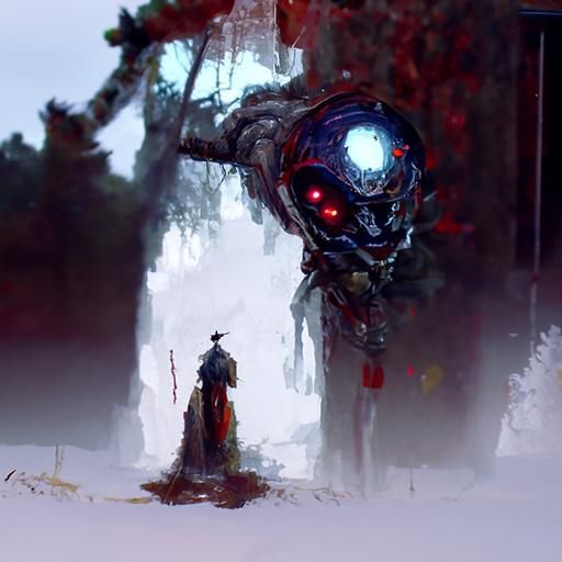 shaman robot - AI Generated Artwork - NightCafe Creator