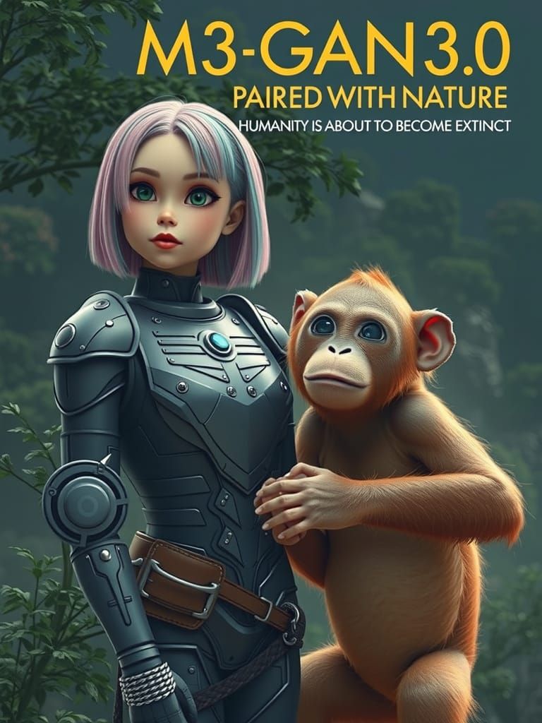 M3GAN 3.0 PAIRED WITH NATURE - HUMANITY IS ABOUT TO BECOME EXTINCT