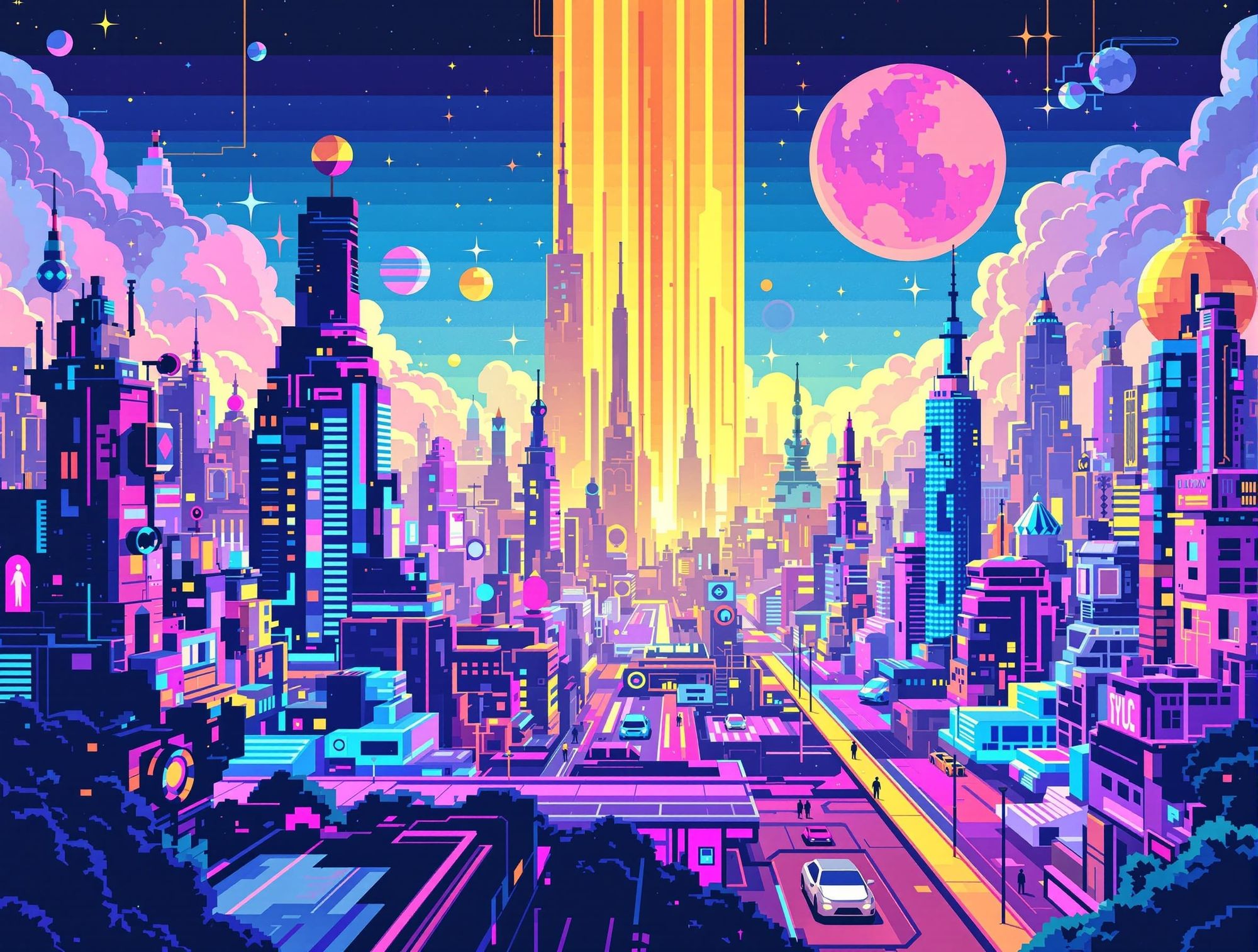 Digital Low-bit Art Generator - Create Unique Low-bit Art With AI
