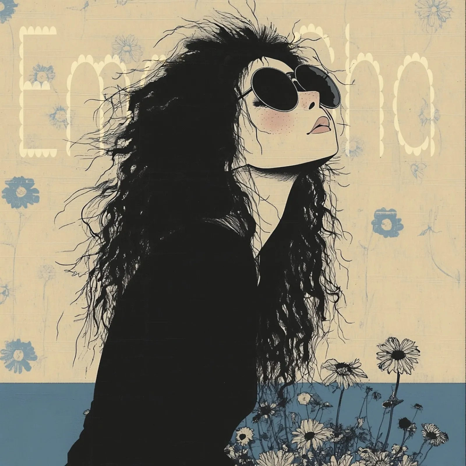 (beautiful stylized lotus flowers:2) in mist and gossamer, loveliest ...