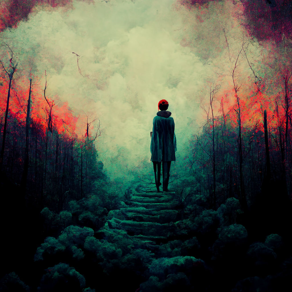 dystopian post-apocalyptic retro sci-fi - AI Generated Artwork ...