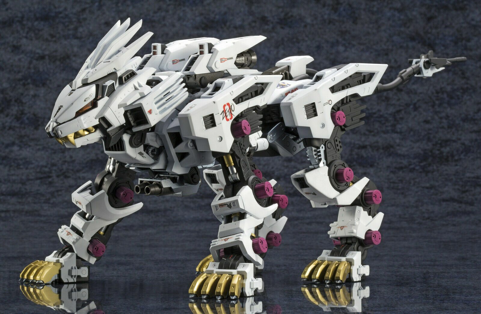 Zoids, Liger Zero, Tiger, Liger, intricate mech details, ground level ...