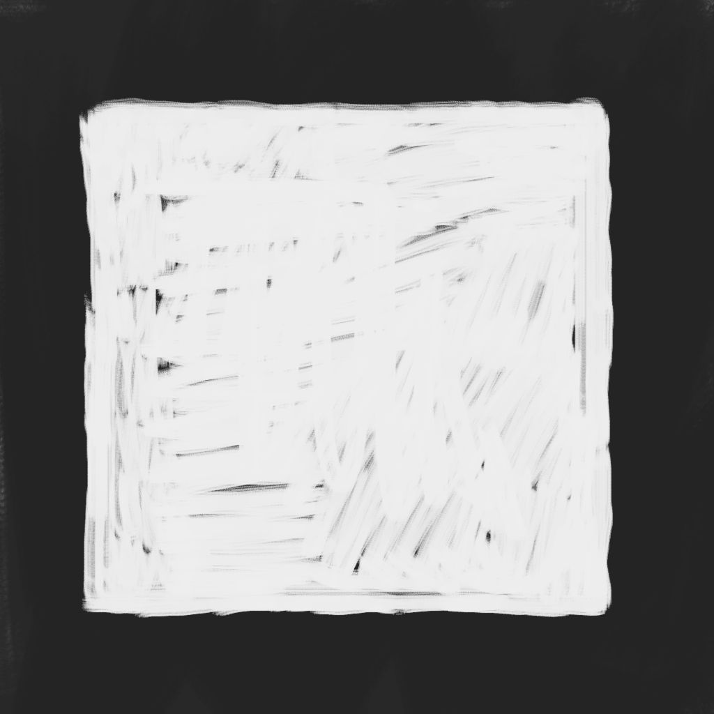 The White Square - Abstract White Square in Expressionist Im...