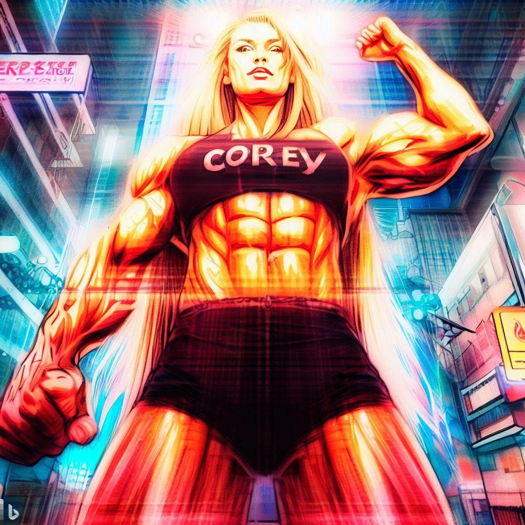 Female Bodybuilder Elena Seiple as Ellis from Battle Arena Toshinden ...