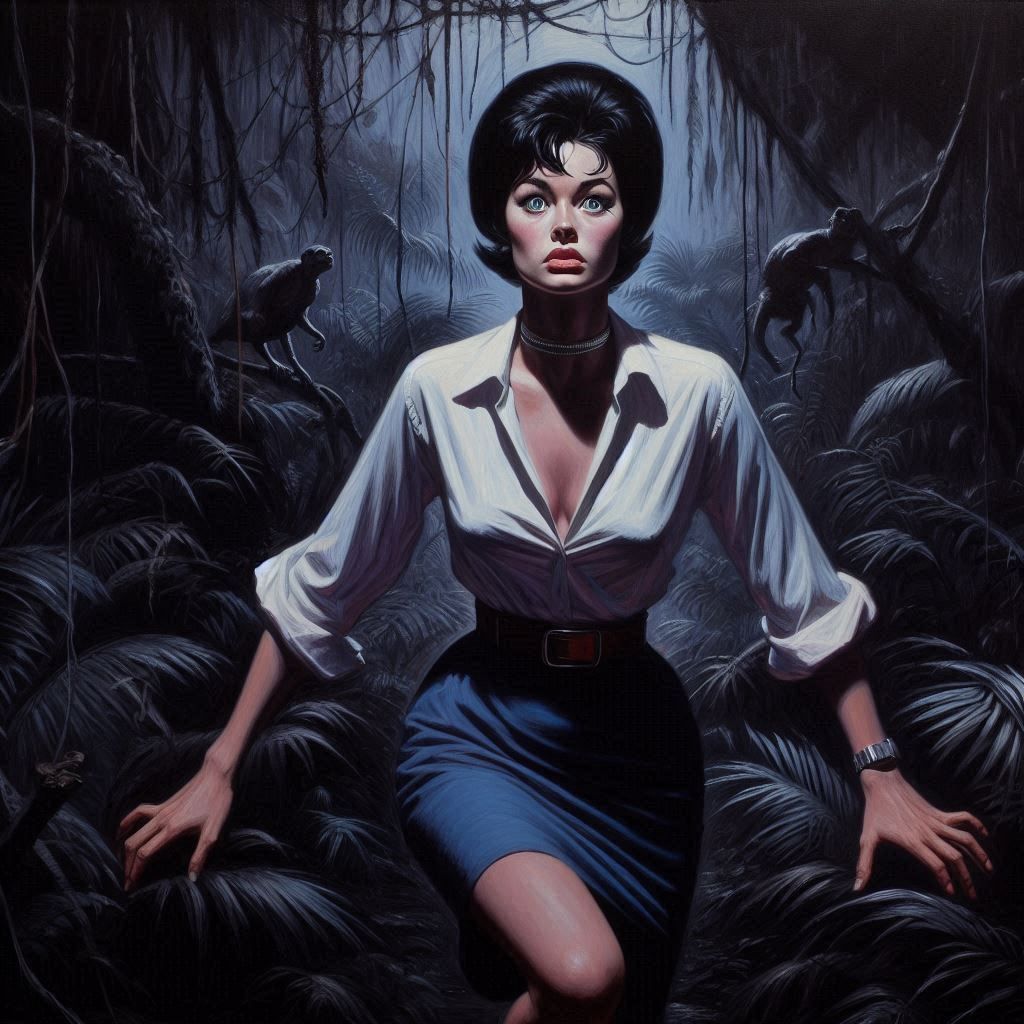 Diane Finds Good Portrait Lighting in the Jungle