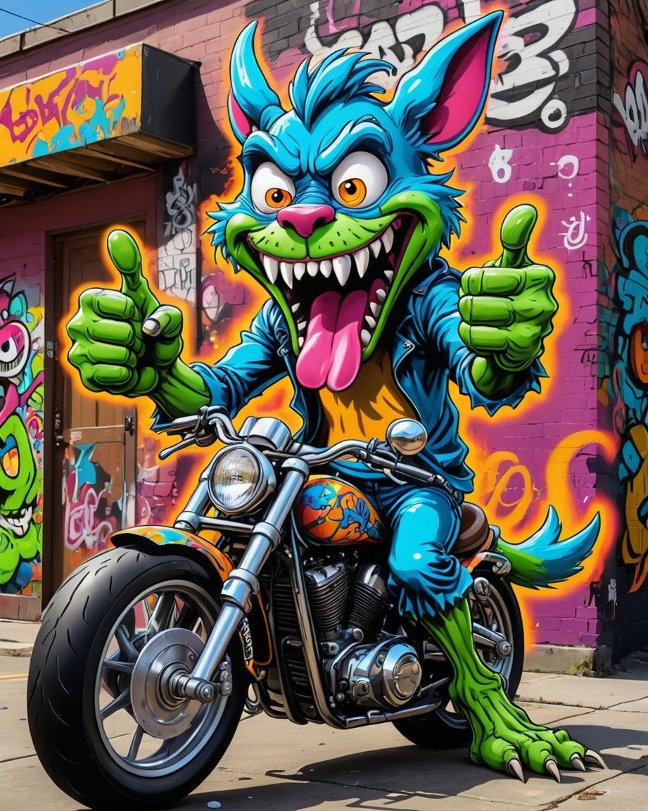 Balzac Rat-Fink - AI Generated Artwork - NightCafe Creator