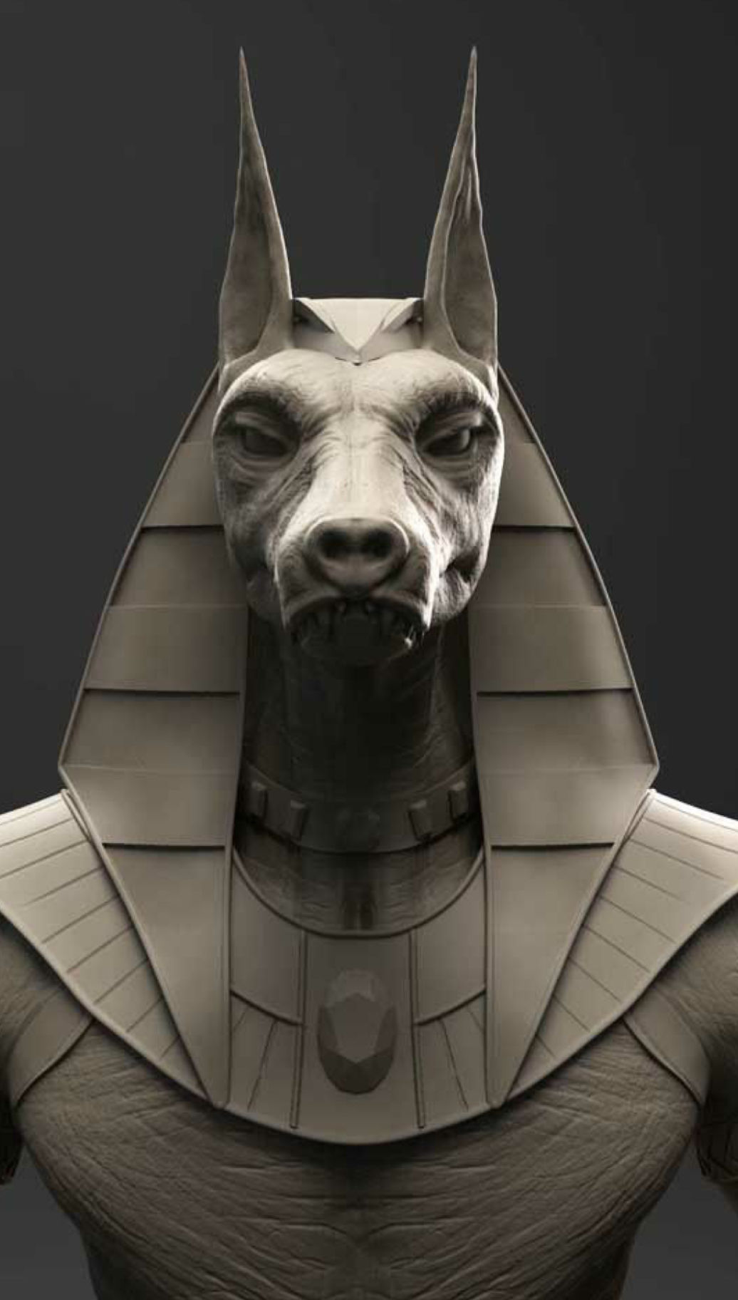 Anubis by gustave gore and Ferdinand knab - AI Generated Artwork ...