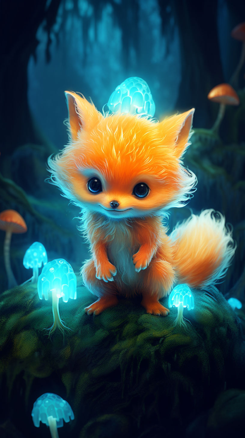baby cryptid alien fox - AI Generated Artwork - NightCafe Creator