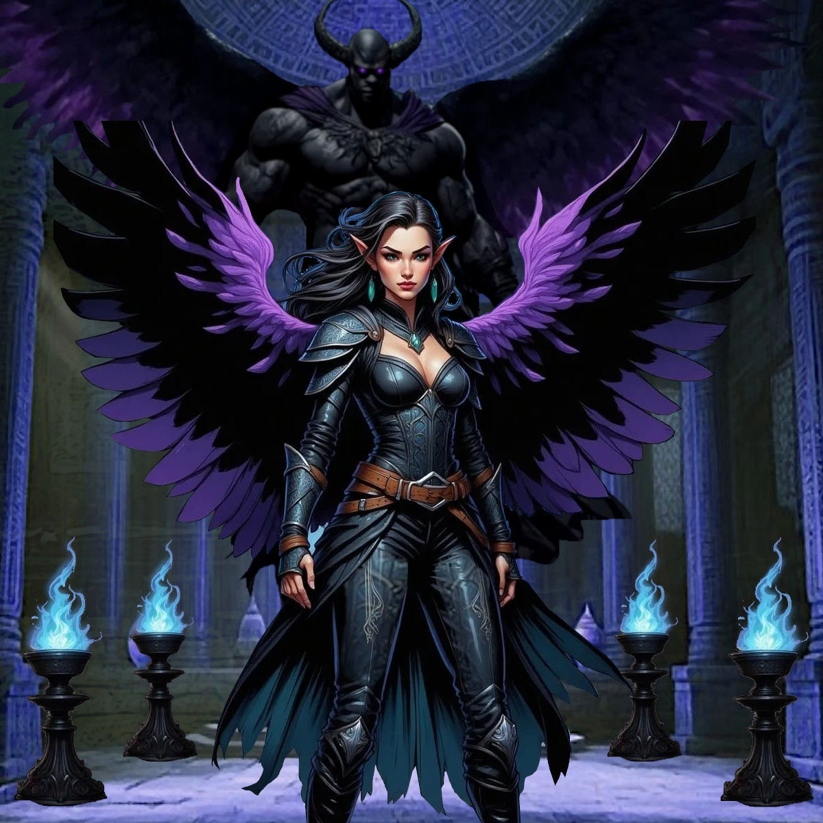 (fearless heroic powerful) Extremely tall, extremely lean, lithe, lanky ...