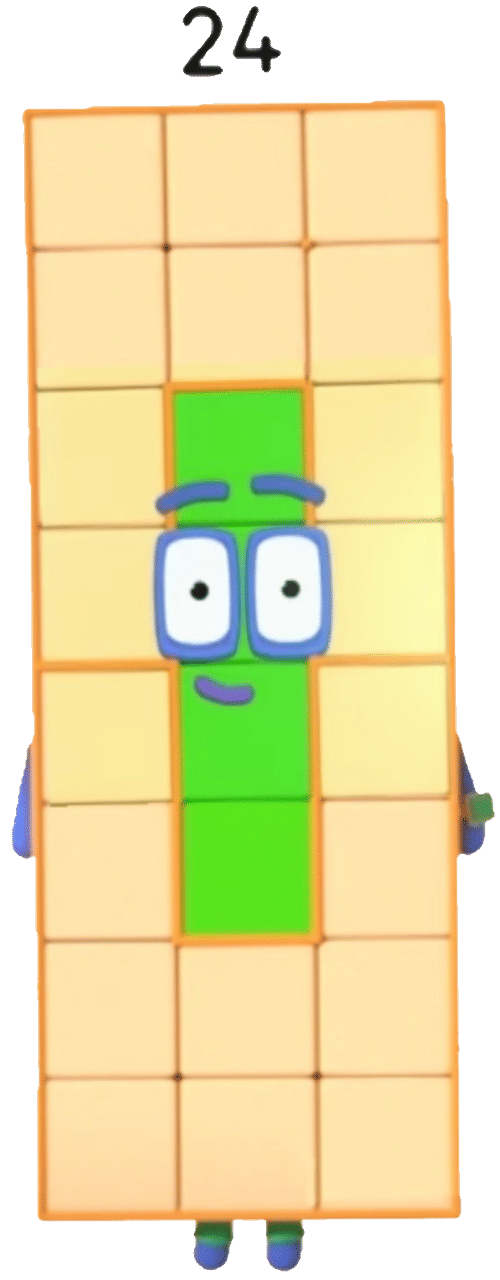 Numberblock 12 but with 24's colours - AI Generated Artwork - NightCafe ...