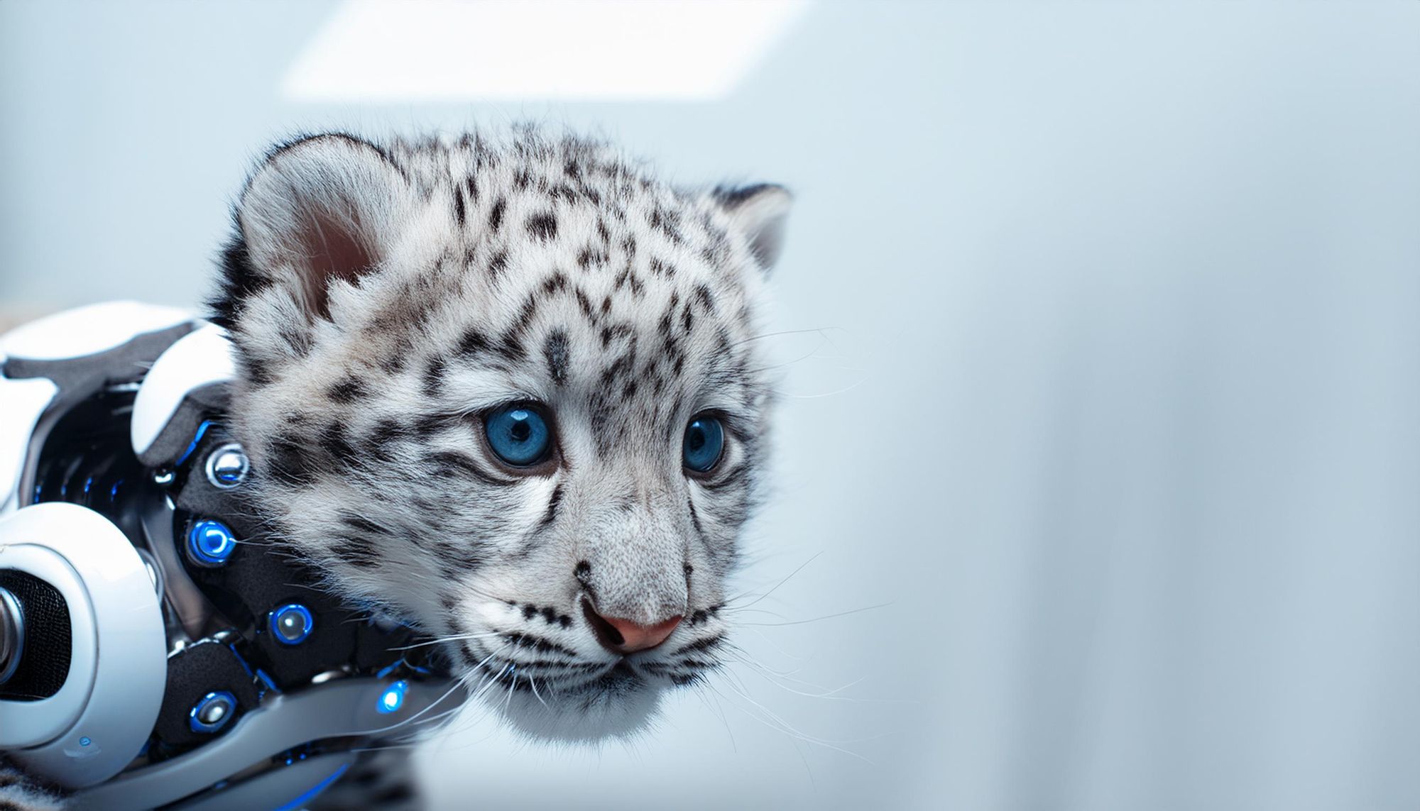 Snow leopard cyborg - Snow leopard cyborg