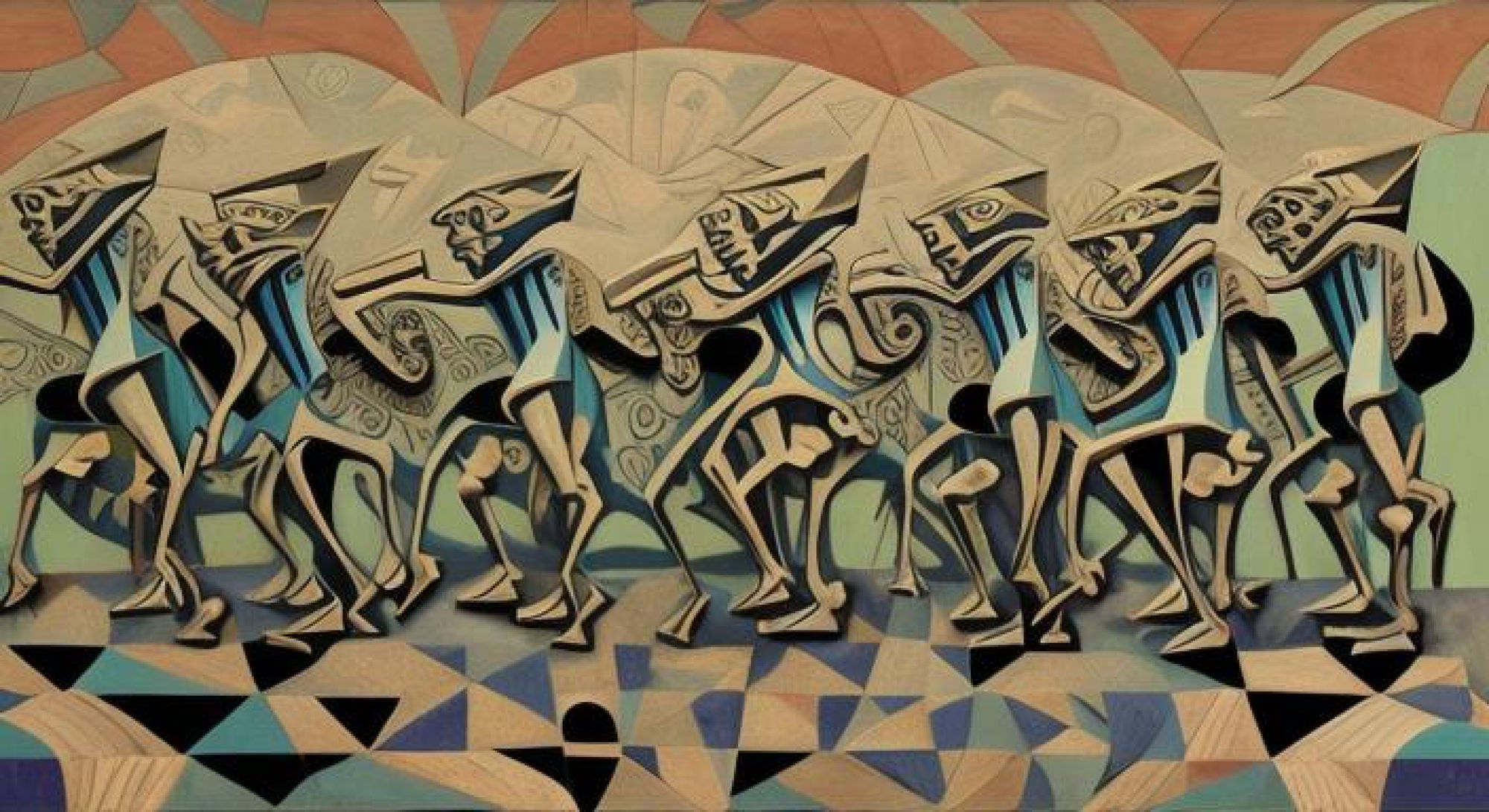 Stephen Hillenburg Pablo Picasso contrasting colors monochromatic ...