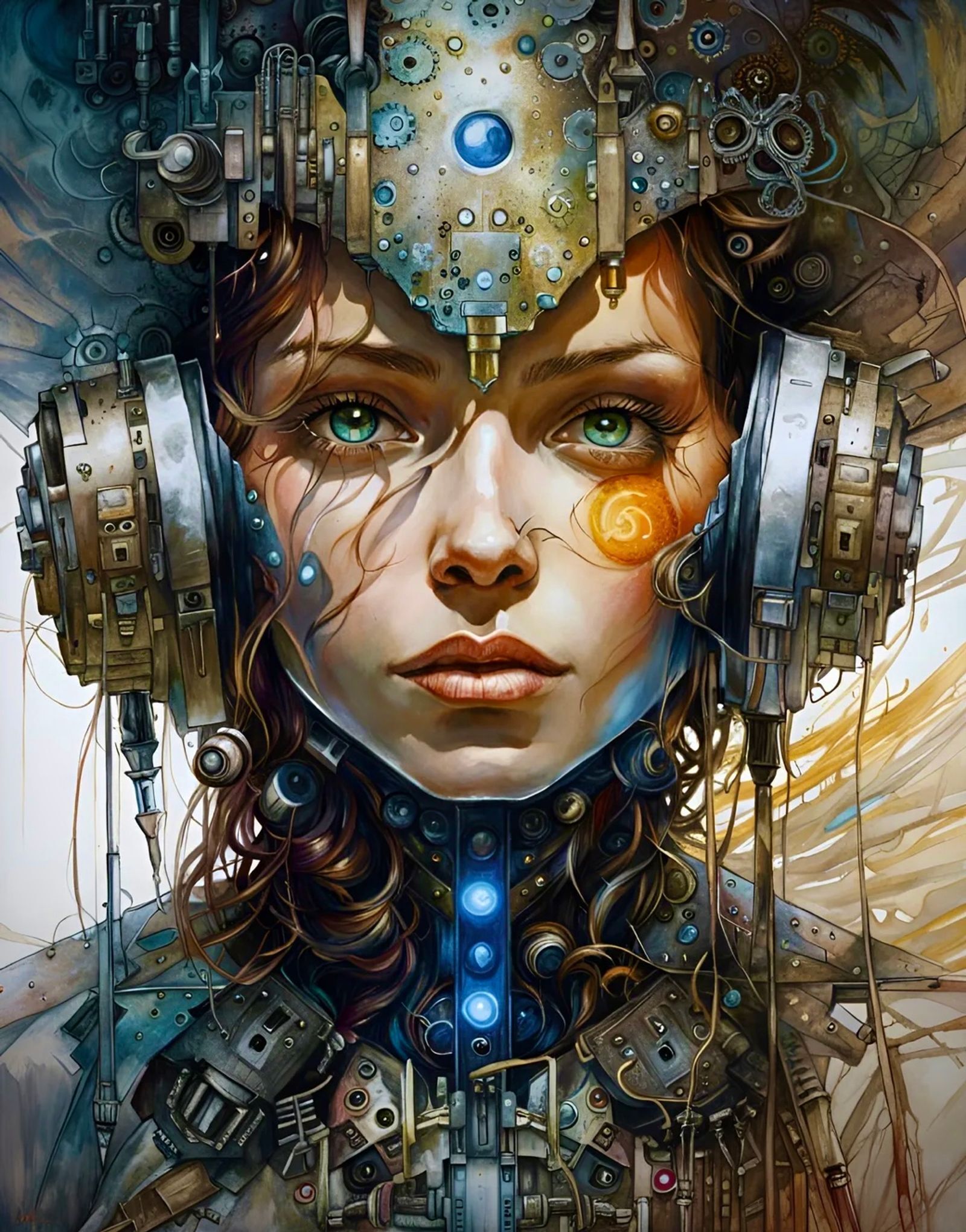 Hybrid Ai Generated Artwork Nightcafe Creator