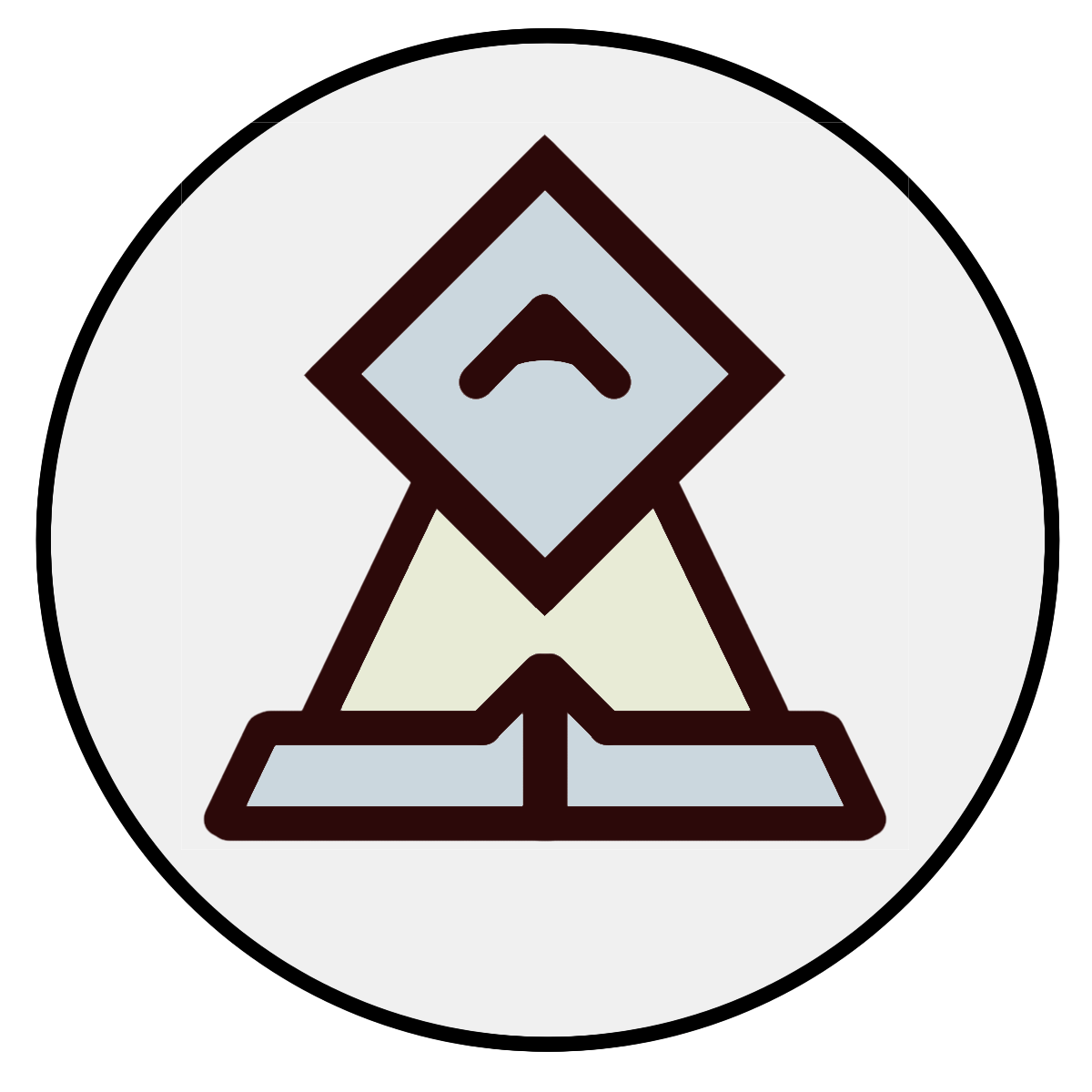 Spiritual Master Reading in Behold Arcana Logo Shape