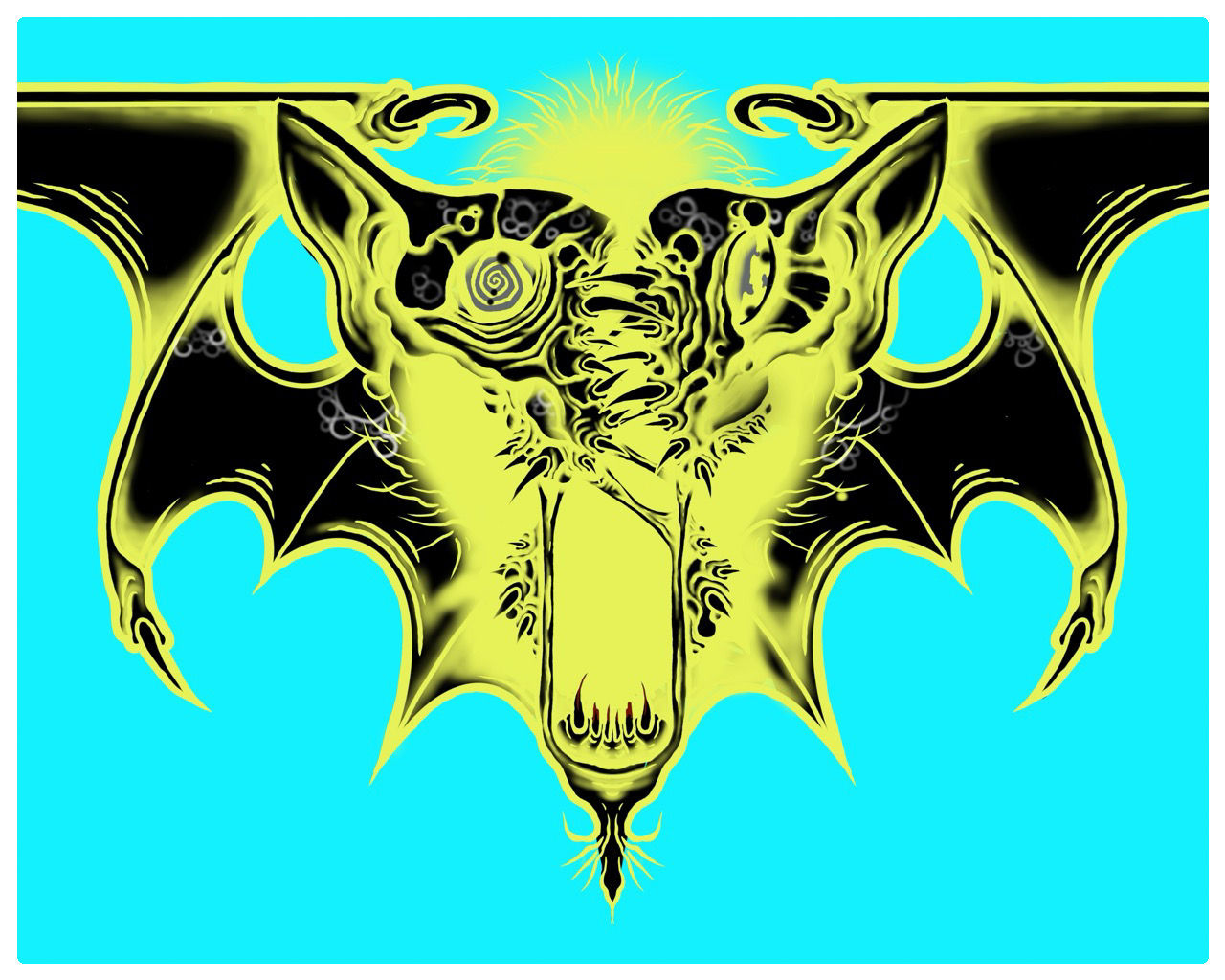 Colorful eldritch Xenomorph muscle car mixed with a creature made of ...