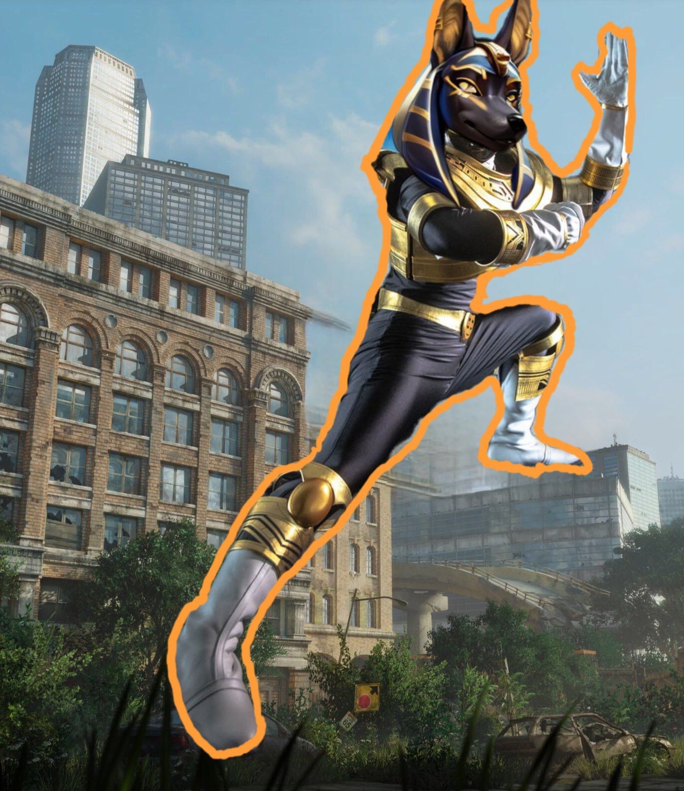 Gold Anubis Ranger Brimming with Power - AI Generated Artwork ...