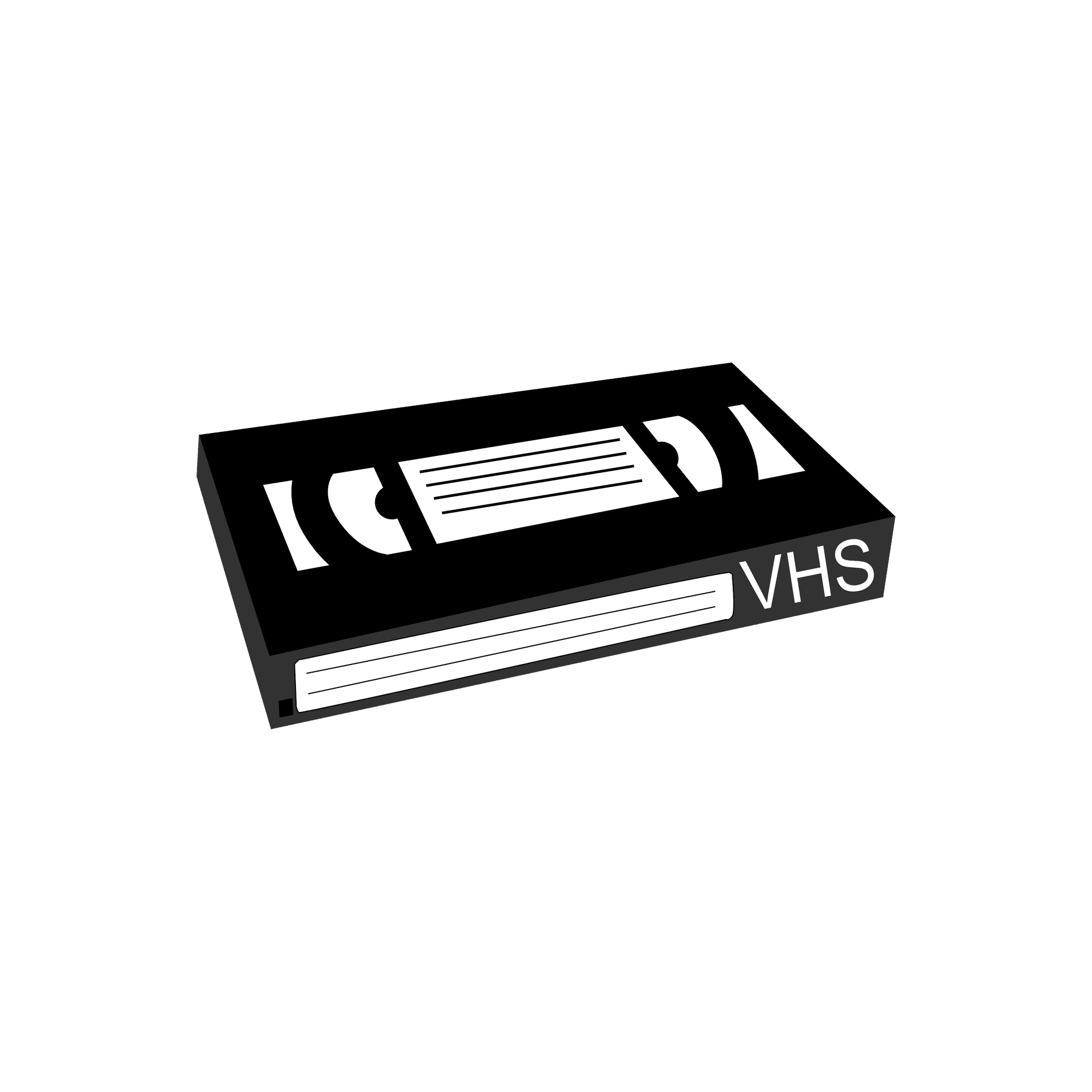 VHS video tape. Screen print, pop art, splash scre... - AI Art