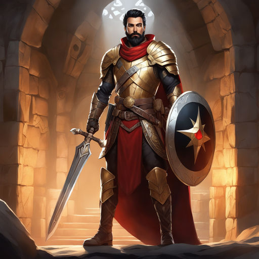 epic D&D drow male, long flowing white hair, grey skin, Green platemail ...