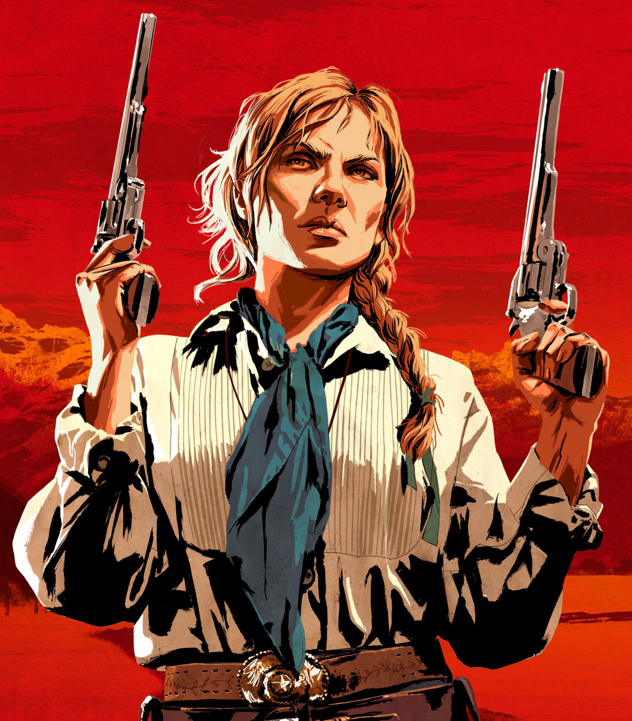 Portrait of an 1890s outlaw woman, red dead redemption, red dead ...